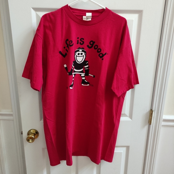 Life Is Good | Shirts | Vintage 9s Life Is Good Hockey By Jacobs ...